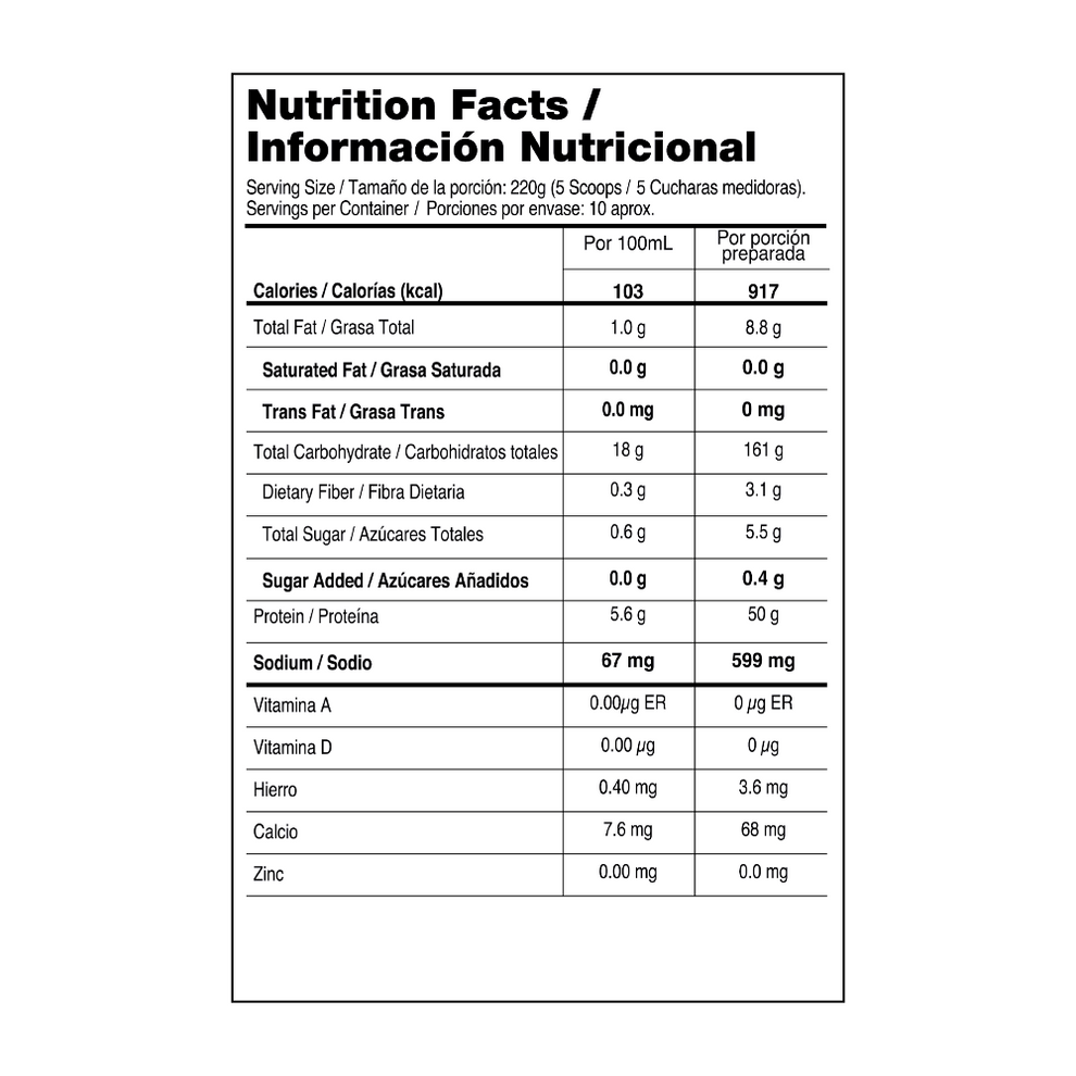 TITAN BEEF MASS x 5 LB – Vainilla Caramelo – USSUPLEMENTOS